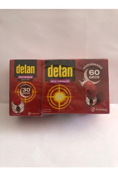 Detan 90 Gece Koruma (Likit+Yedek)