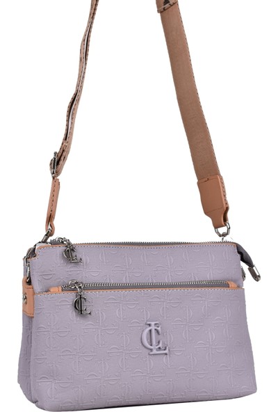 Elatae Kadın Çok Gözlü Omuz Askılı Çapraz Çanta Gri 10057 Elatae Kadın Çok Gözlü Omuz Askılı Çapraz Çanta Gri 10057