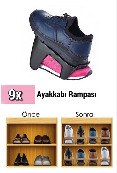 Şahane Pazar 9 Adet Ayakkabı Rampası FMA06104 Şahane Pazar 9 Adet Ayakkabı Rampası FMA06104