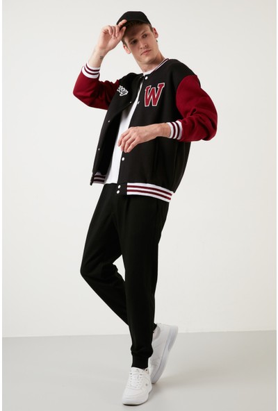Buratti Pamuklu Oversize Cepli Kolej Yaka Bomber Mont Erkek Mont 6286218 Buratti Pamuklu Oversize Cepli Kolej Yaka Bomber Mont Erkek Mont 6286218