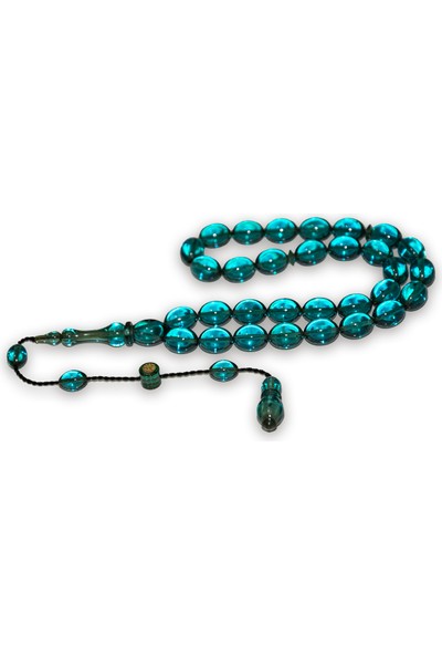 Gönül Mehmet Emin Ceylan Usta İşçilikli Turkuaz Blok Zar Kehribar Tesbih Gönül Mehmet Emin Ceylan Usta İşçilikli Turkuaz Blok Zar Kehribar Tesbih