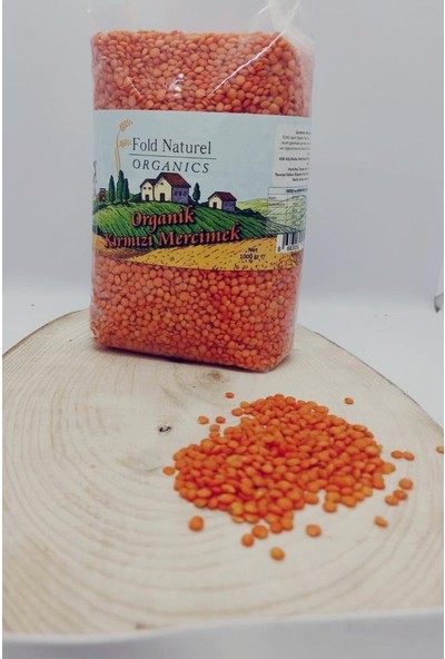 Fold Naturel Organics Fold Organik Kırmızı Mercimek 1000 gr Organik Fold Naturel Organics Fold Organik Kırmızı Mercimek 1000 gr Organik