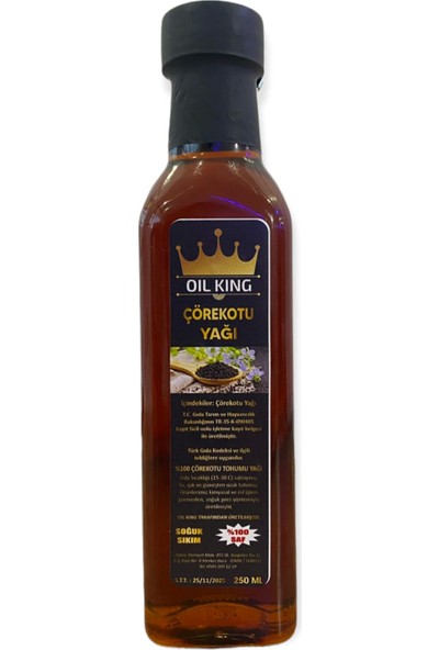 Oil King Çörek Otu Yağı 250 ml Oil King Çörek Otu Yağı 250 ml
