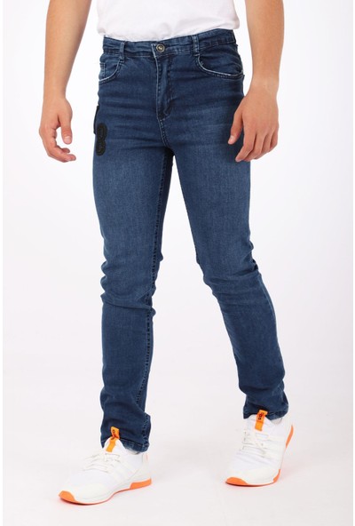 Erkek Çocuk Beli Ayarlanabilir Kot Pantolon 2-15 Yaş