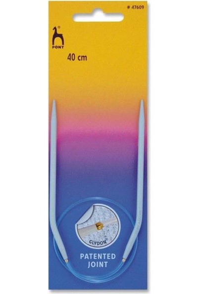 Pony Glydon Bağlantılı 40CM Alüminyum Misinalı Şiş Pony Glydon Bağlantılı 40CM Alüminyum Misinalı Şiş
