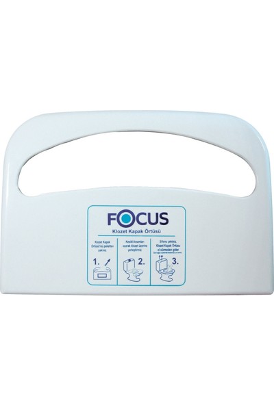 Şeker Portakalım Focus Extra Klozet Kapak Örtüsü Dispenseri Beyaz