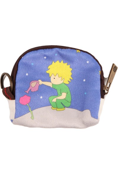 Küçük Prens Çiçek Suluyor Tasarım Bozuk Para Cüzdanı