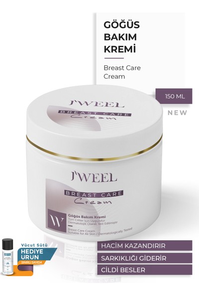 J'weel Göğüs Toparlayıcı Dolgunlaştırıcı Krem 150 ml