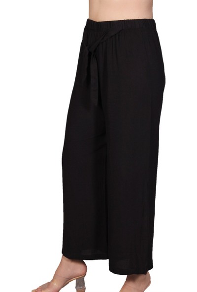 ST Conception St Yazlık Kemerli Pantolon Siyah ST Conception St Yazlık Kemerli Pantolon Siyah