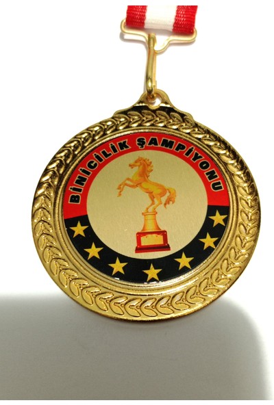 Bidünya Binicilik Şampiyon Madalyası 5 Li Adet