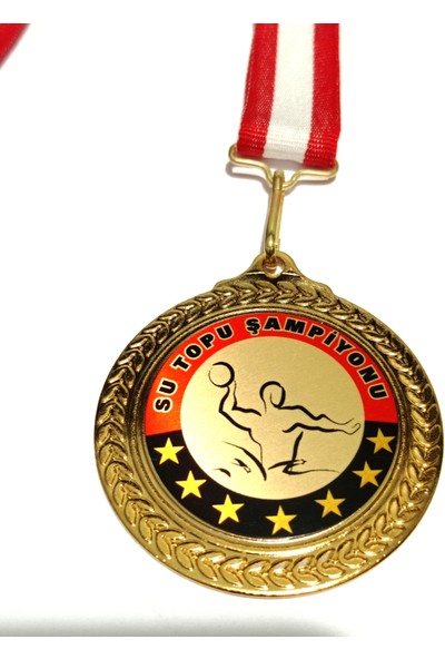 Bidünya Su Topu Şampiyonu Madalyası 5 Li Adet