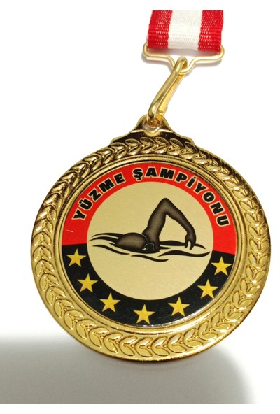 Bidünya Yüzme Şampiyonu Madalyası 5 Li Adet