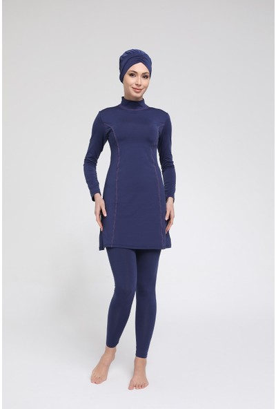 Chelly Kadın Likralı Uzun Kollu Tam Kapalı Tesettür Mayo S2220 - 2225