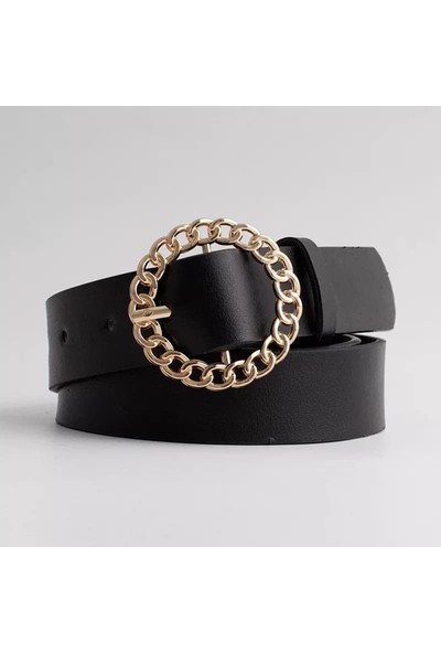 Brand & Belt Gold Tokalı Kemer Brand & Belt Gold Tokalı Kemer