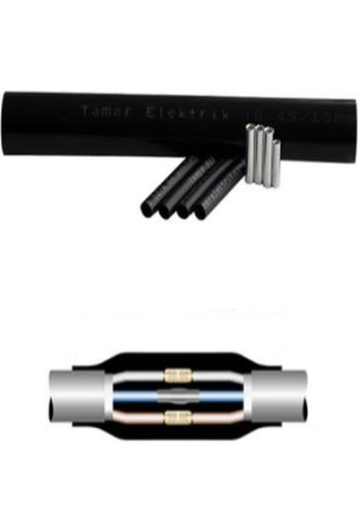 Isı Büzüşmeli Bakır Ek Muf Konektör Kablo Kesit 3 x 120 + 70 Isı Büzüşmeli Bakır Ek Muf Konektör Kablo Kesit 3 x 120 + 70