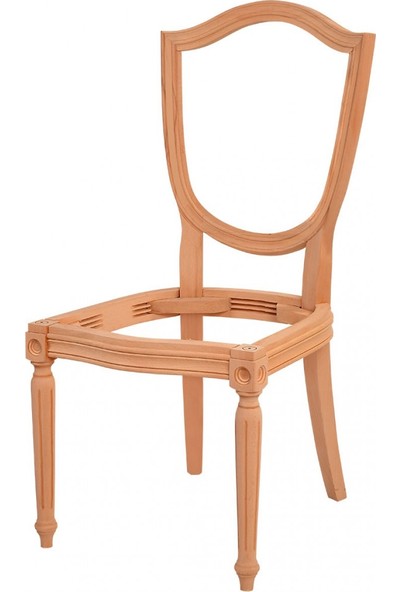 Mobilya Baba Aemilio Kupa Torna Sandalye Cilasız Ham