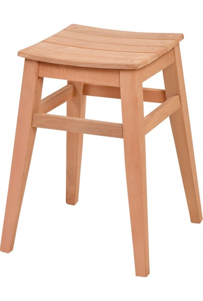 Mobilya Baba Pryem Tabure Cilasız Ham