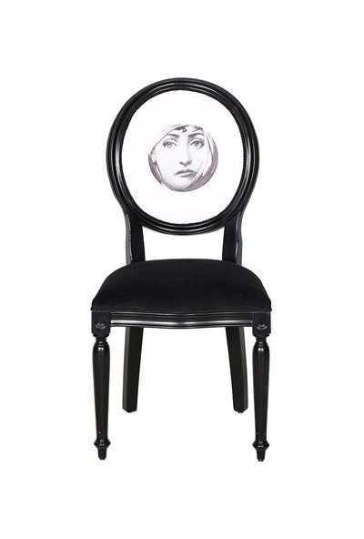 Mobilya Baba Luna Black Sandalye