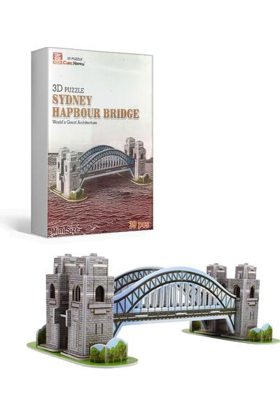 p parti oyunevi Sydney Hapbour Bridege 3D Puzzle Yapboz Maket