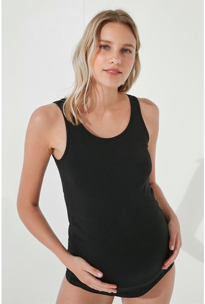 Kadın Siyah Hamile Atleti