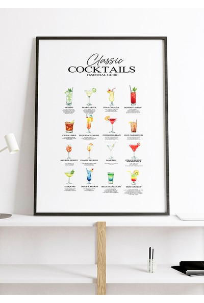 Art House Collective Kokteyl Rehberi Poster Tablo Ölçülerinde Yüksek Çözünürlükte Çerçevesiz Poster Art House Collective Kokteyl Rehberi Poster Tablo Ölçülerinde Yüksek Çözünürlükte Çerçevesiz Poster