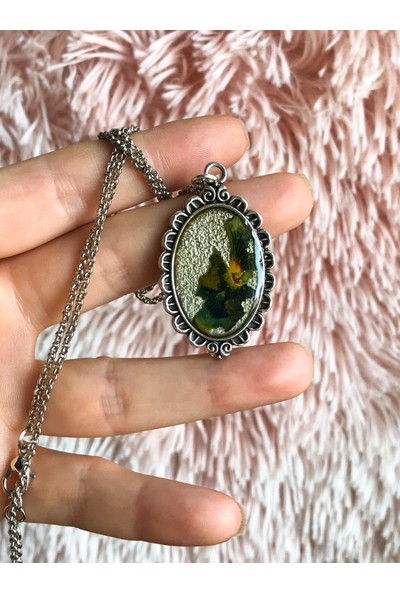 Lotus Gümüş Kaplama Bahar Kolye Lotus Gümüş Kaplama Bahar Kolye