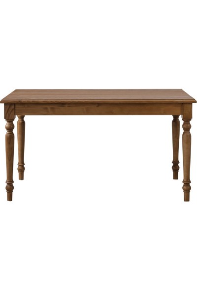 Mobilya Baba Torna Naturel Açık Ceviz Yemek Masası 125CM Mobilya Baba Torna Naturel Açık Ceviz Yemek Masası 125CM