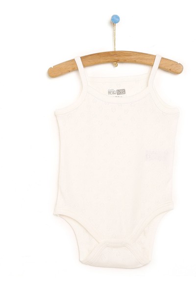 Hello Baby Jakarlı Ip Askılı Body