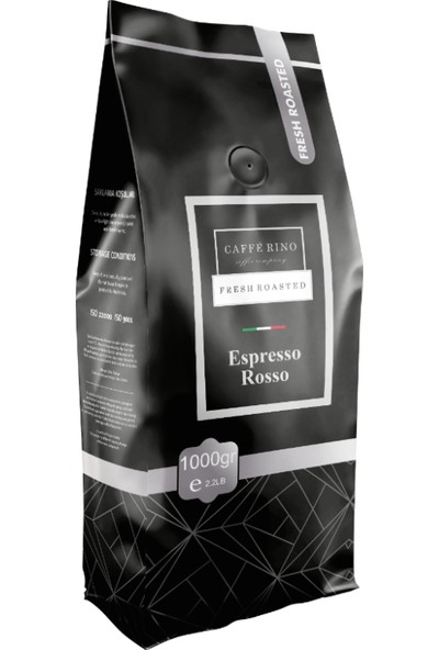 Caffe Rino Cafferıno Rosso Espresso 1000 gr Caffe Rino Cafferıno Rosso Espresso 1000 gr