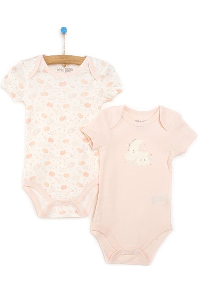 Hello Baby 2li Bulut Kısa Kol Body