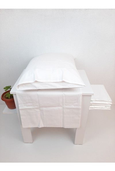 Mef Collection Otel Yastık Kılıfı Ekonomik Beyaz 50X70 cm 12'li