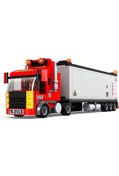 Ausini City Taşıyıcı Tır LEGO Yapı Seti - 281 Parça Ausini City Taşıyıcı Tır LEGO Yapı Seti - 281 Parça