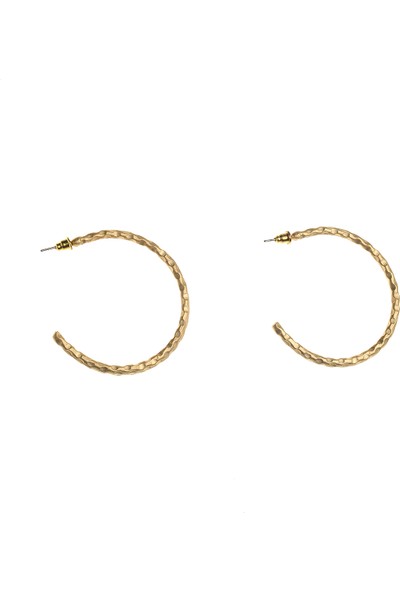 Takısen Altın Kaplama Halkaküpe