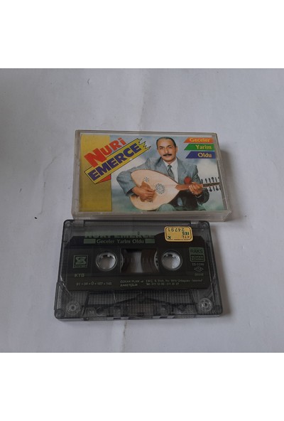 Nuri Emerce Geceler Yarim Oldu Cam Baskı Kaset Nuri Emerce Geceler Yarim Oldu Cam Baskı Kaset