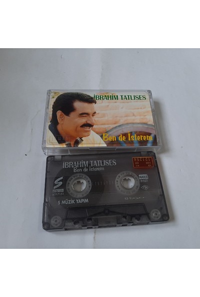 Ibrahim Tatlıses Ben De Isterem Cam Baskı Kaset Ibrahim Tatlıses Ben De Isterem Cam Baskı Kaset