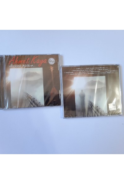 Ahmet Kaya Divana Kalsın CD Jelatinli