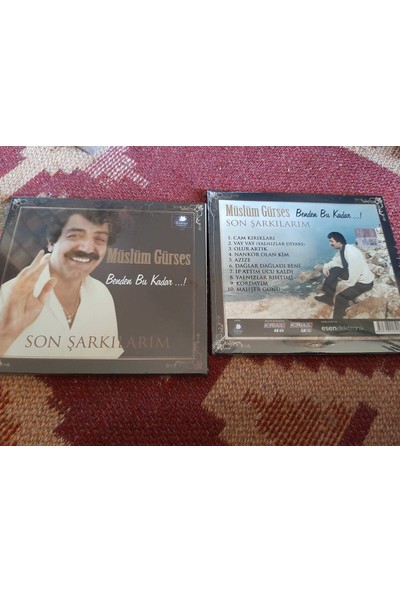 Müslüm Gürses Benden Bu Kadar CD Jelatinli Müslüm Gürses Benden Bu Kadar CD Jelatinli