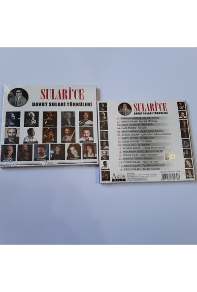 Sularice Davut Sulari Türküleri Karışık CD Jelatinli Sularice Davut Sulari Türküleri Karışık CD Jelatinli