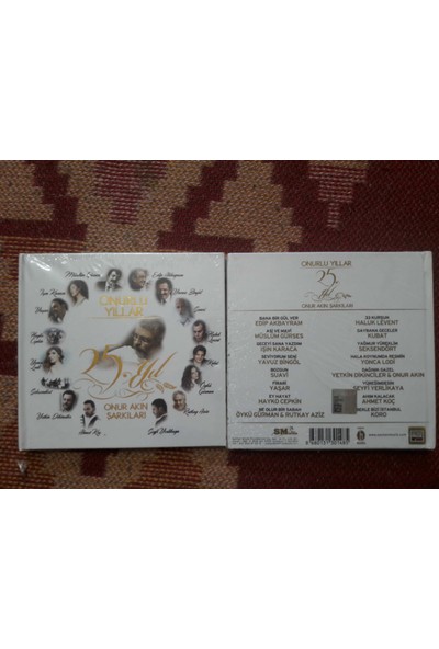 Onurlu Yıllar Onur Akın Şarkıları Jelatinli CD