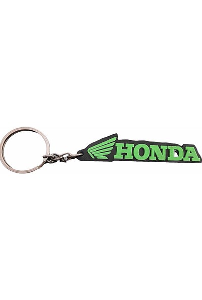 Gogomoto Anahtarlık Silikon Honda Uzun (Siyah-Yeşil)