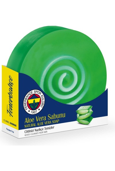 Agarta Fenerbahçe Doğal Aloe Vera Sabunu 150 G Agarta Fenerbahçe Doğal Aloe Vera Sabunu 150 G