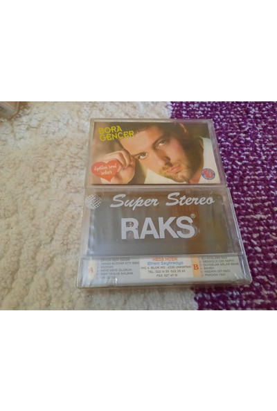 Bora Gencer Öptüm Seni Şeker Cam Baskı Jelatinli