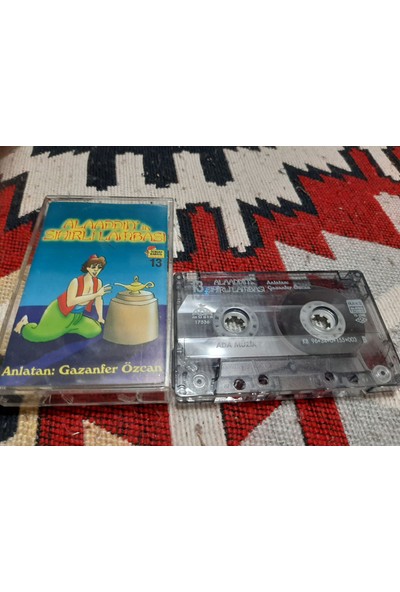 Alaaddinin Sihirli Lambası Cam Baskı