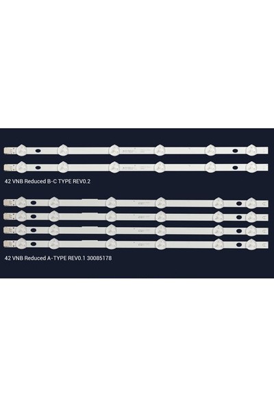 S-Line Vestel Nexon 42NX600, 42FA8000, 42FX610F, 42SD6100, 42R6010F, LD42278FM, 42FA7200, 42SD6100, 42SD3100 Tv LED Bar Takımı