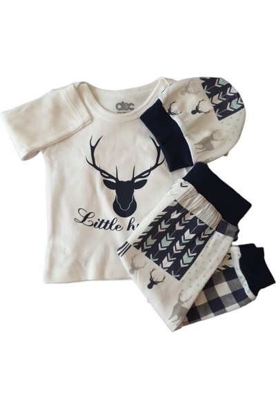 ABC Erkek Bebek Pijama Takımı Çocuk Pijama Takımı