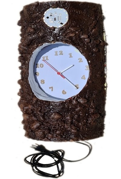 Mirsa Home Kütük Saat Mirsa Home Kütük Saat