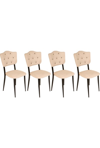 Dockers Klas Sandalye Esb - Krem (4 Adet)