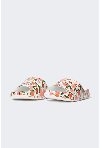 Desenli Tek Bantlı Kalın Taban Eva TERLIK Z1319AZ22SM