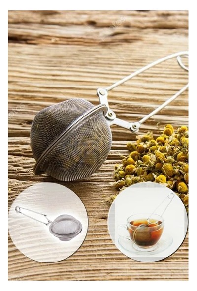 Tamu Makas Şeklinde Bitki Çayı Demleme Süzgeci Maşalı Çay Süzgeci