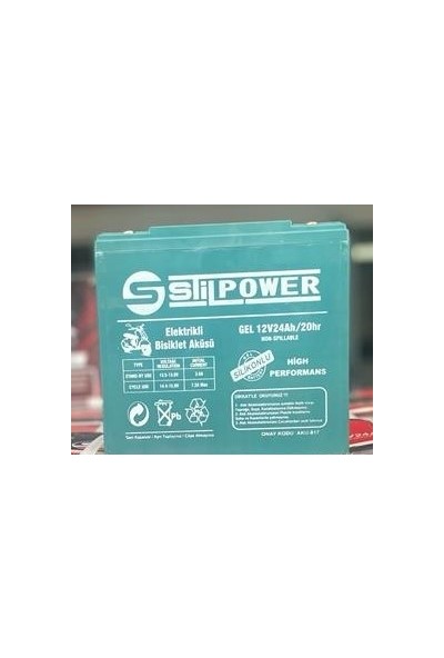 Stilpower Akü 12 V 24 Ah Jel Elektrikli Motosiklet Aküsü 20 Ah